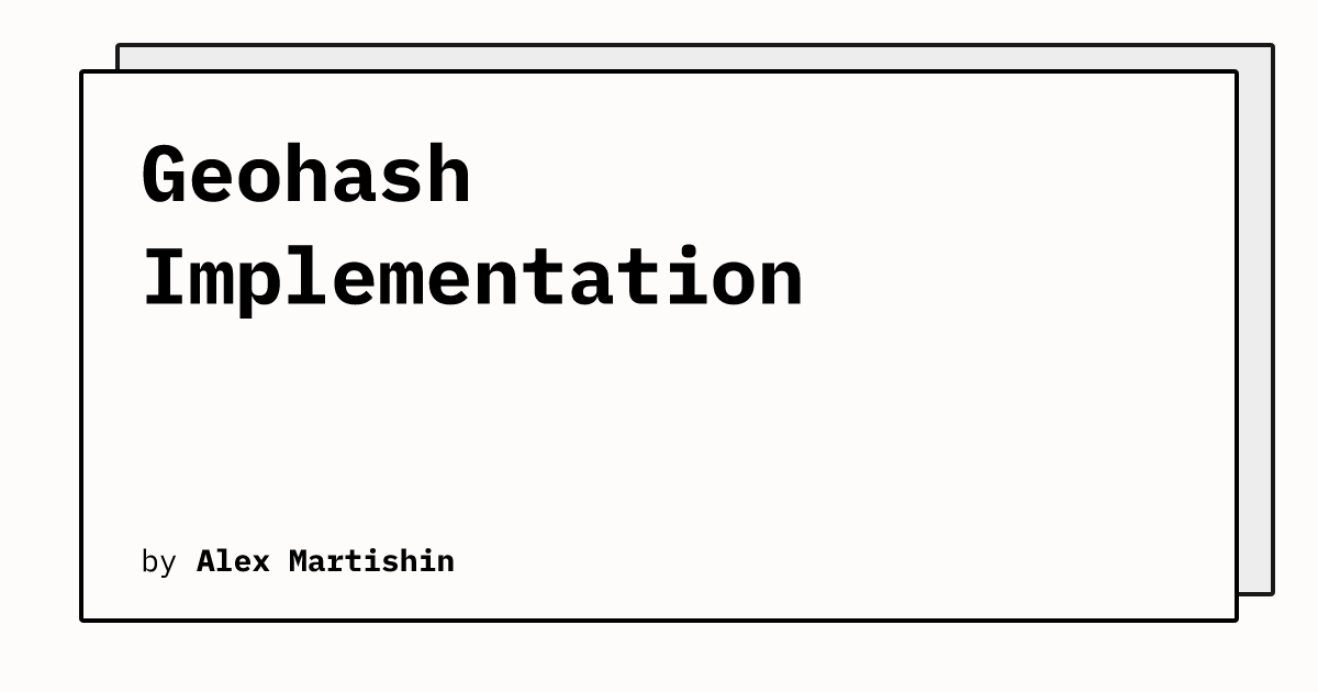 Geohash Implementation